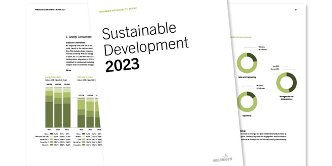 The Sustainability Report 2023 is available now - press - Newsroom - hoerbiger.com