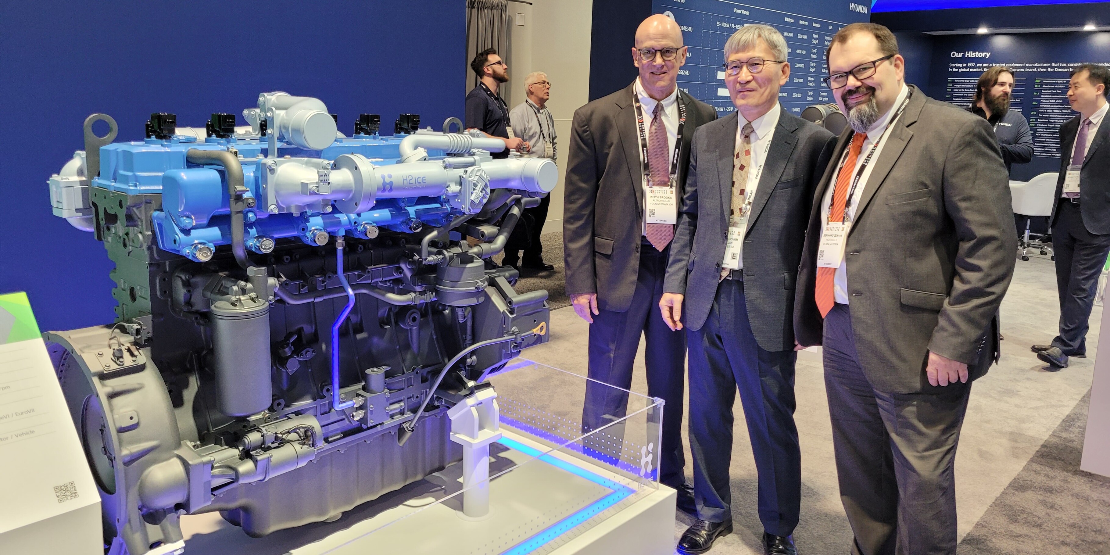 HOERBIGER and HD Hyundai Infracore cooperate on hydrogen-powered internal combustion engine ...